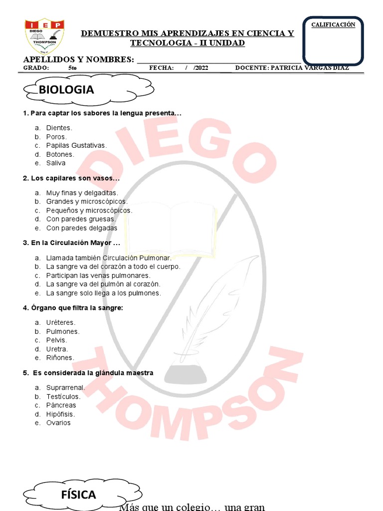 Ciencia y Tecnologia Ii Unidad | PDF | Estudios de idiomas extranjeros