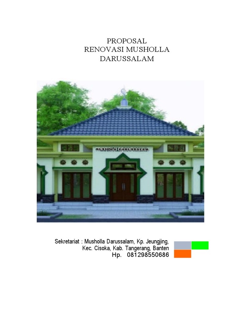 Propoosal Renovasi Musholla Al Muksinke Final | PDF