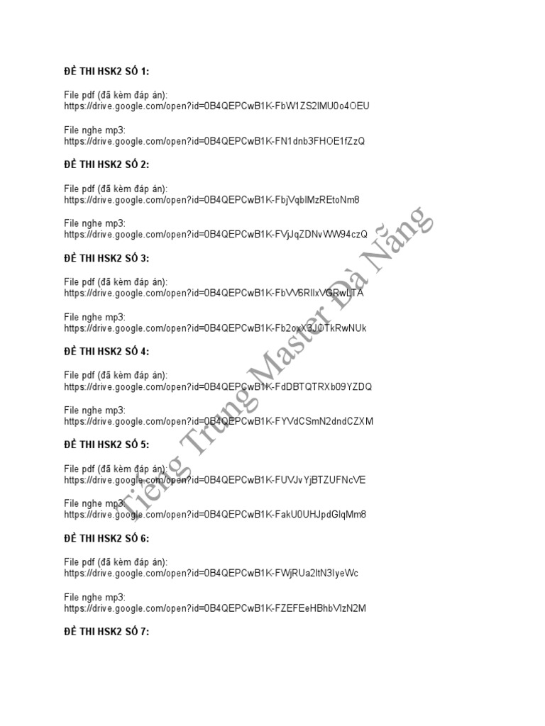 HSK 2 Practice Tests and Answers | PDF