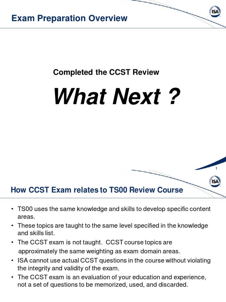 CCST Exam Info-٢ | PDF | Test (Assessment) | Identity Document