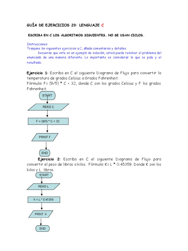 Iprogramacion Guia20 Ejercicios | PDF | Enseñanza de matemática | Informática y tecnología de la ...