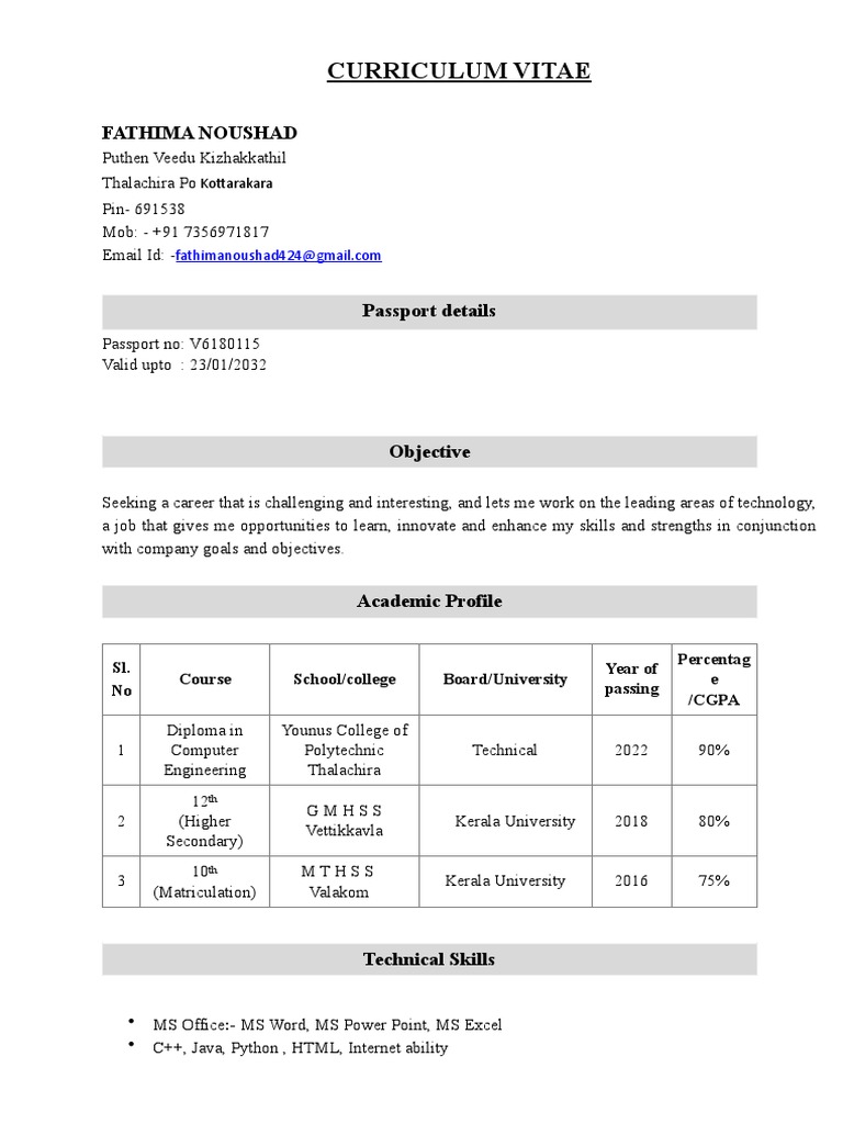 Fathima Noushad | PDF | Cognition
