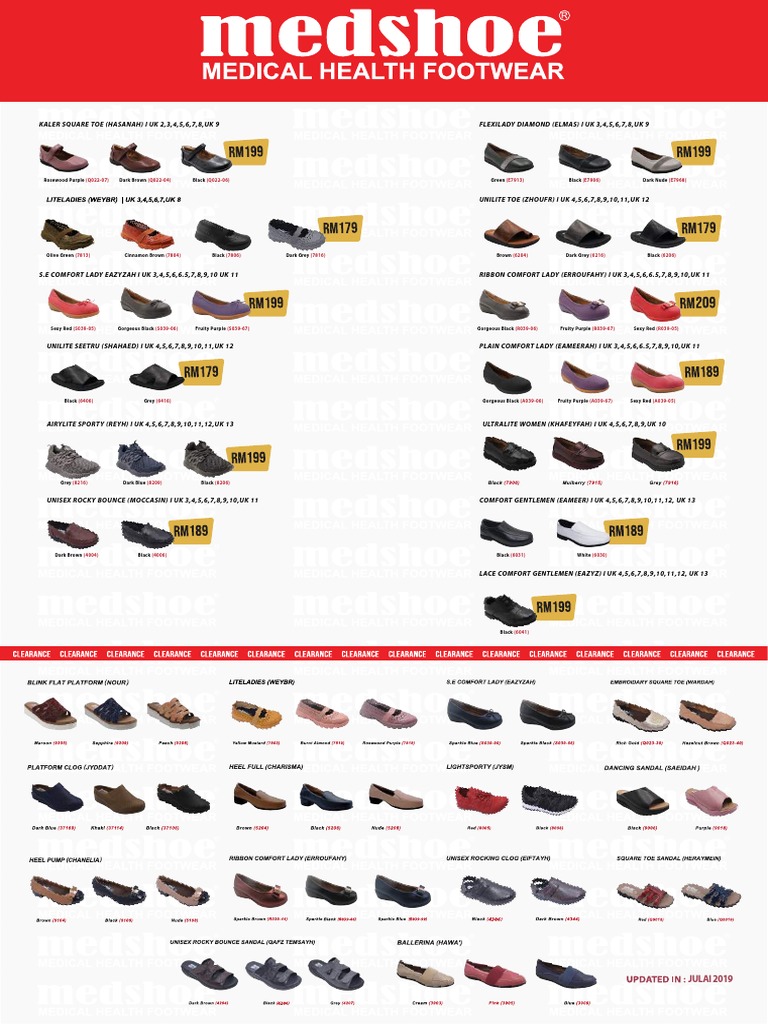 Footwear Product Catalog Showcasing Various Shoe Styles and Colors ...