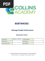 02 Task Performance 1 - ARG | PDF | Communication | Cognition