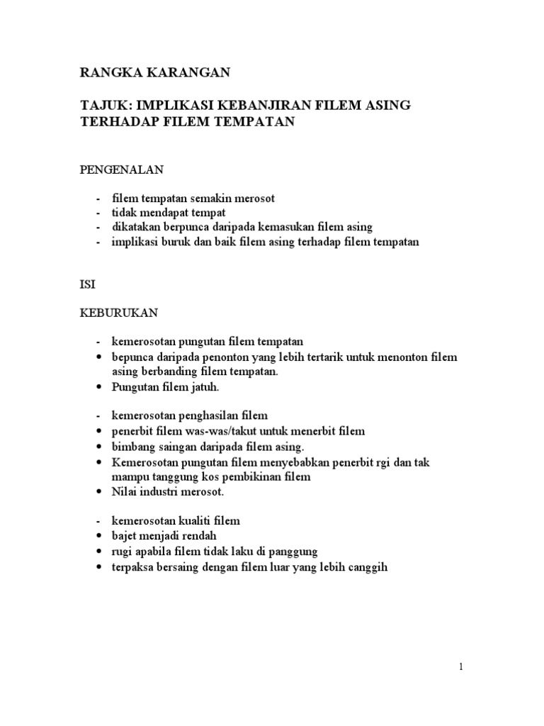 Rangka Karangan | PDF