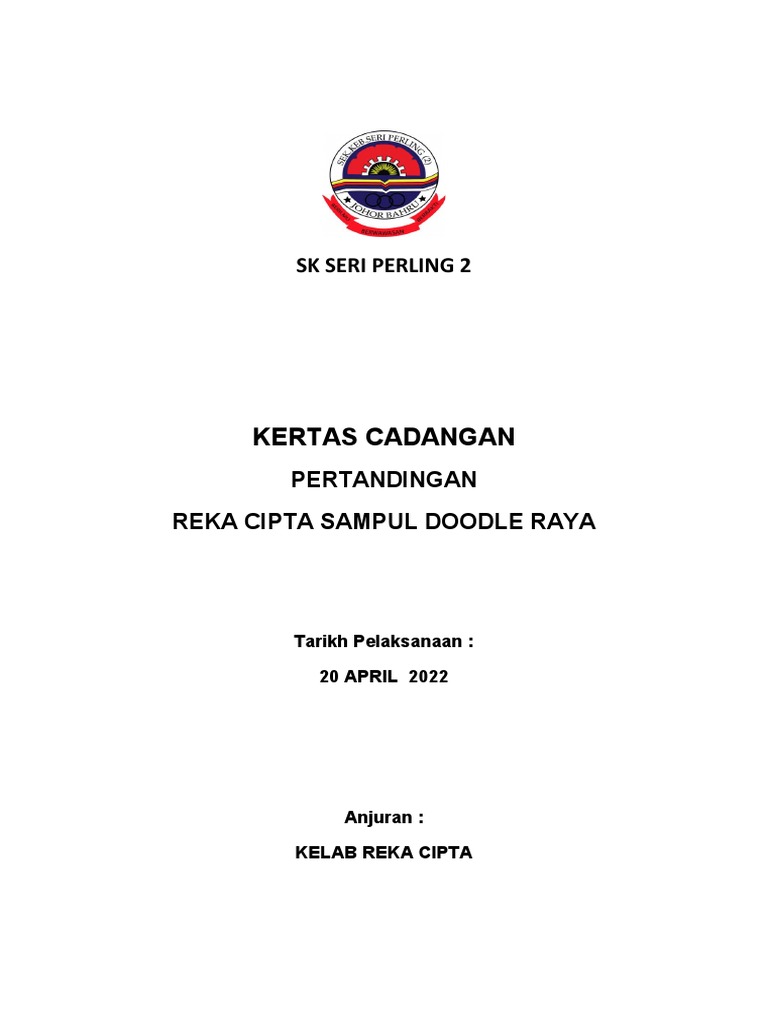 Kertas Kerja Reka Cipta Sampul Doodle Raya | PDF
