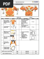 Safety Checklist of Safety Belt | PDF | Equipment | Manufactured Goods