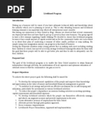Livelihood Project Proposal | PDF | Social Science