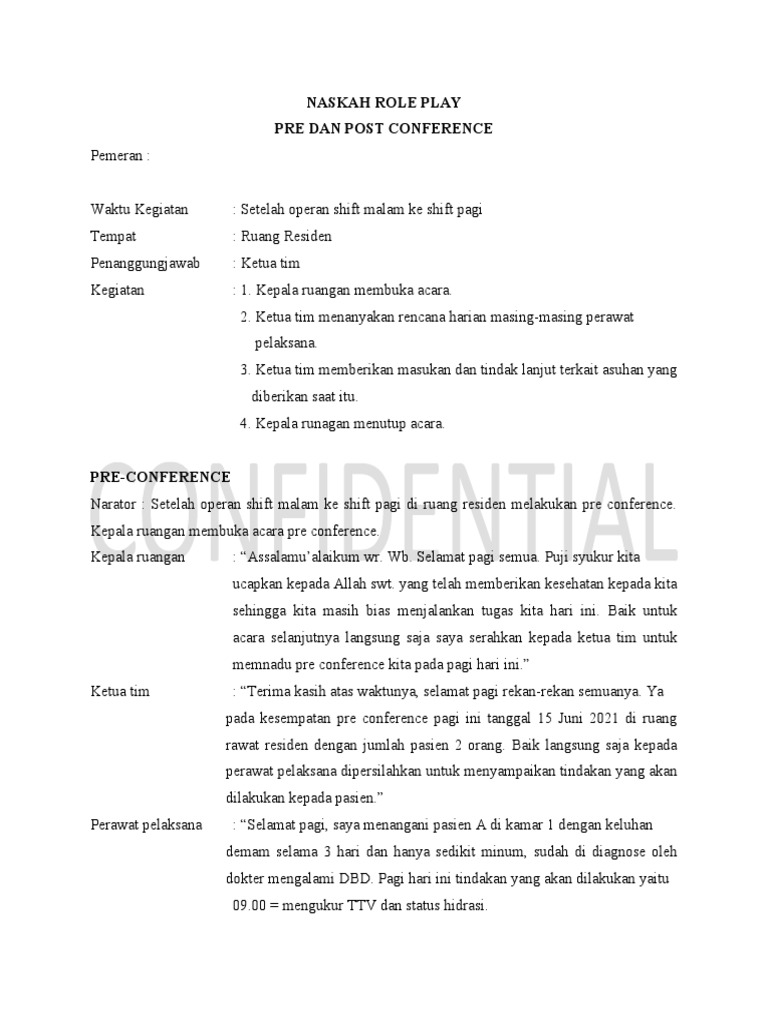 Naskah Role Play | PDF