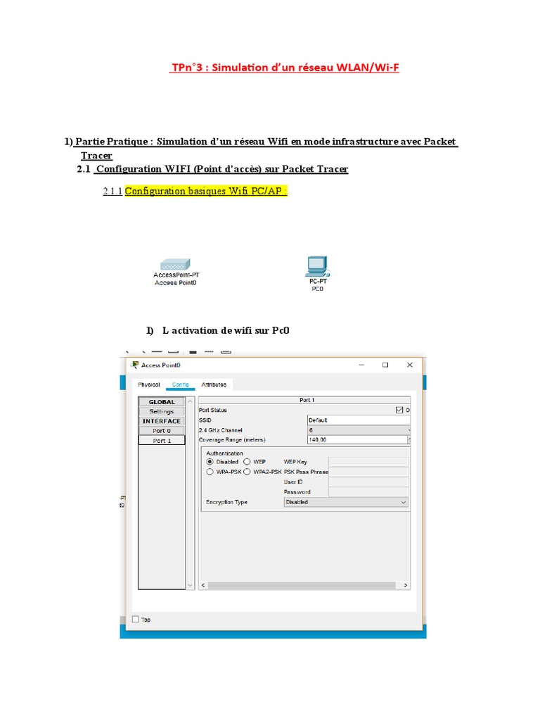 TP3 1 | PDF | Wi-Fi | Cyberespace