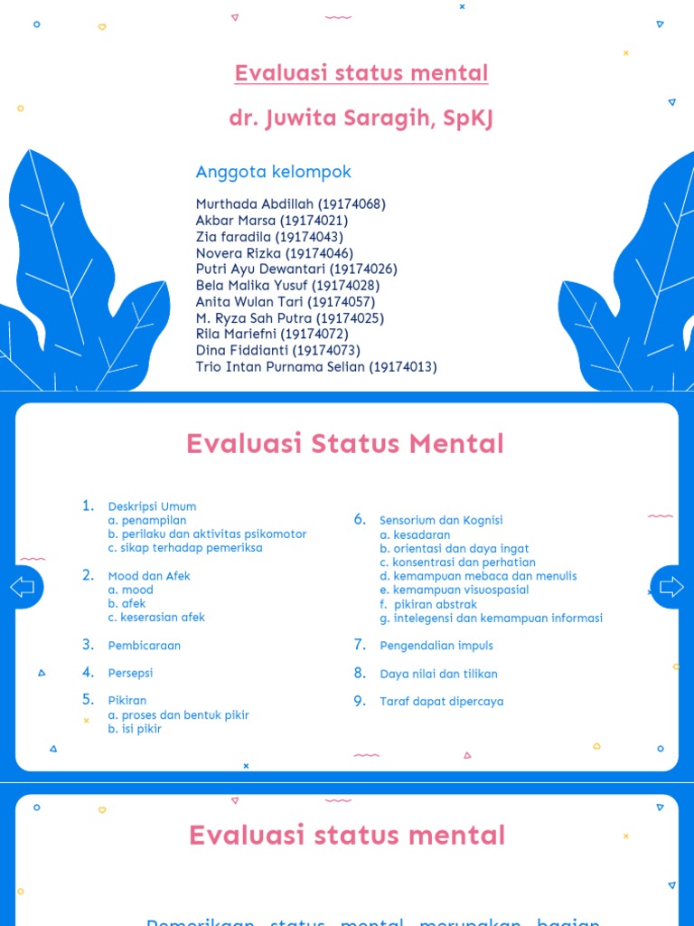 Evaluasi Status Mental | PDF