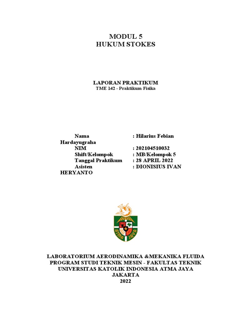 Praktikum Viskositas dengan Hukum Stokes | PDF