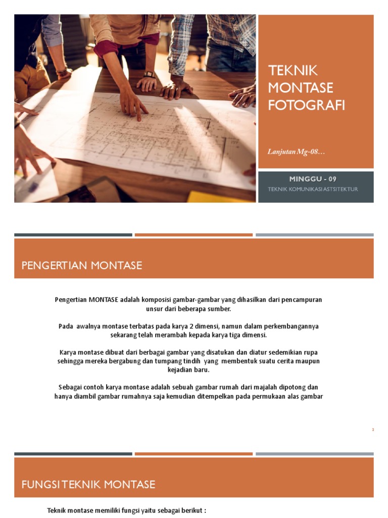 Minggu 9 Teknik Montase Fotografi | PDF