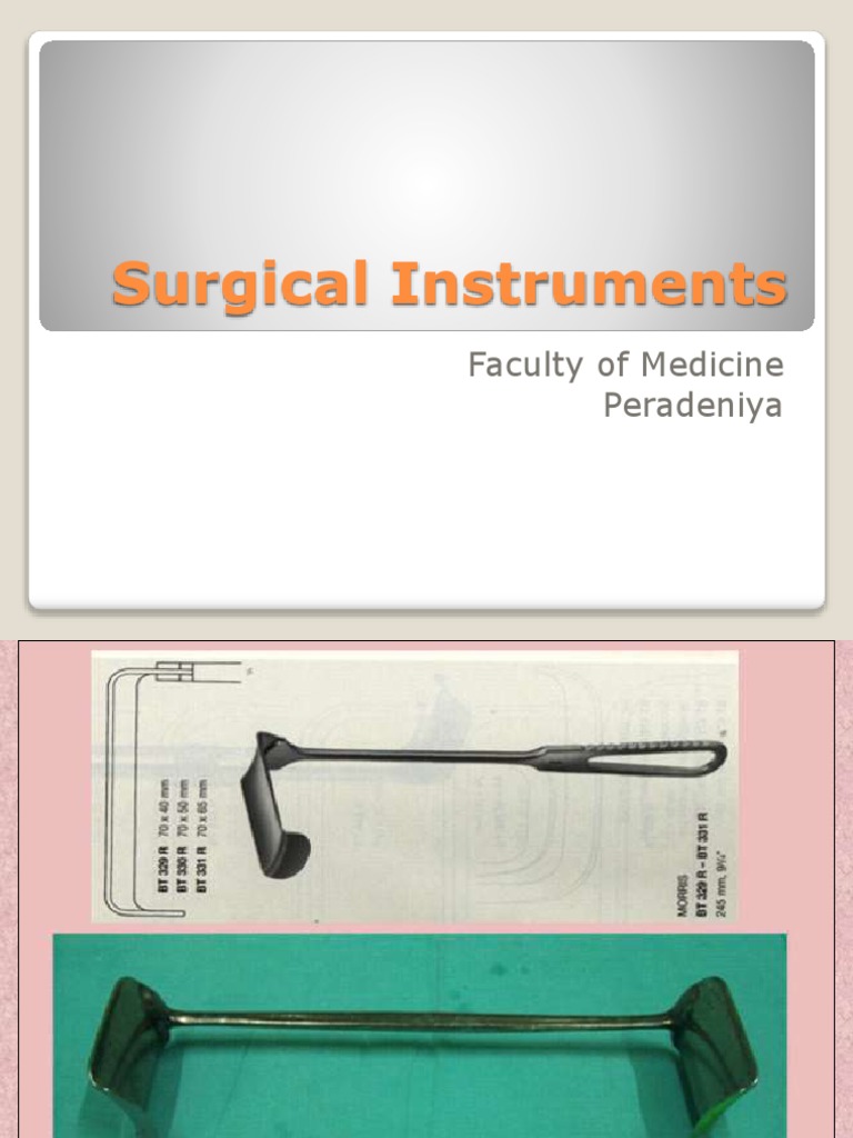 Surgical Instruments | PDF