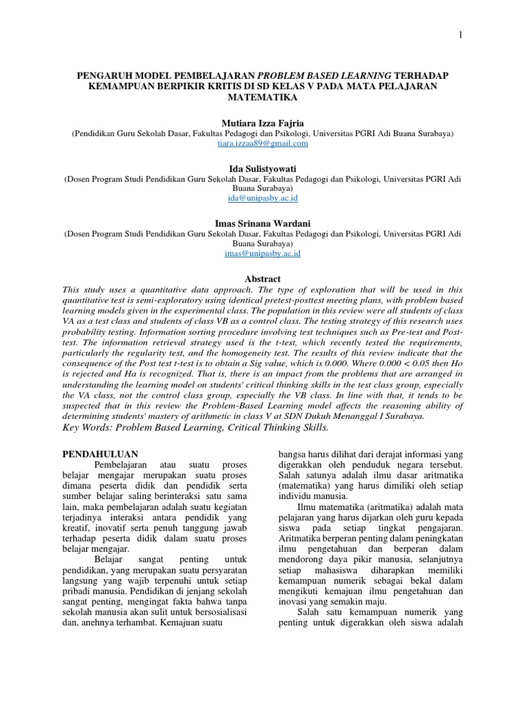 Mutiara Izza Fajria - 188000205 - 18'F - Artikel Ilmiah | PDF | Cognitive Science ...