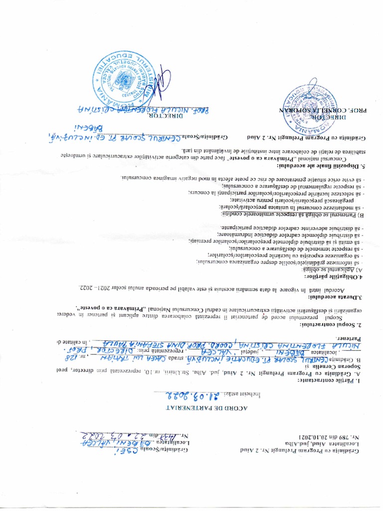 Acord parteneriat educatie csei