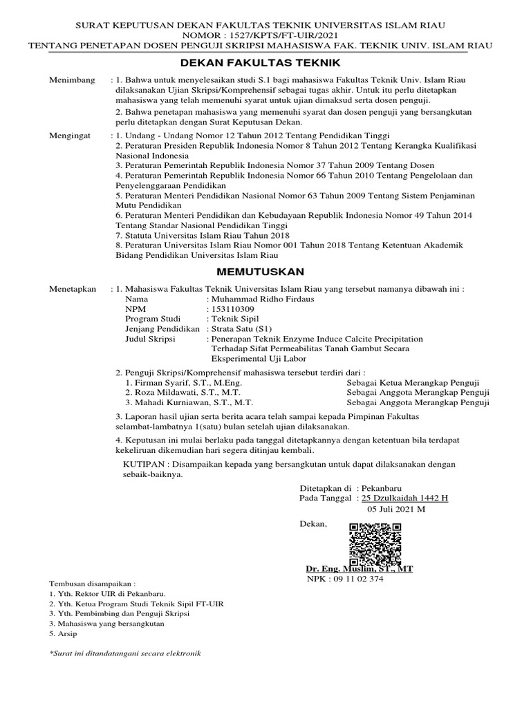 SKRIPSI PENGUJI | PDF