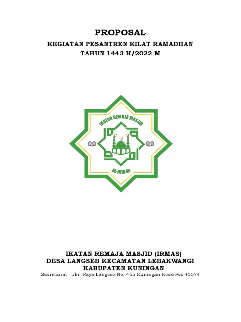 Proposal Sanlat | PDF