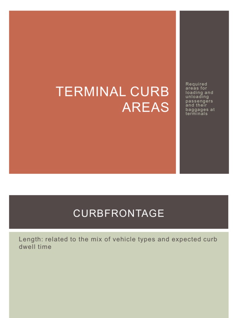 Terminal Curb Areas | PDF