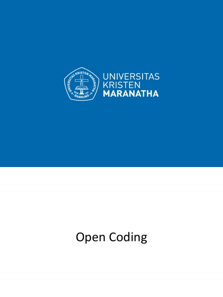 10b - Open Coding | PDF