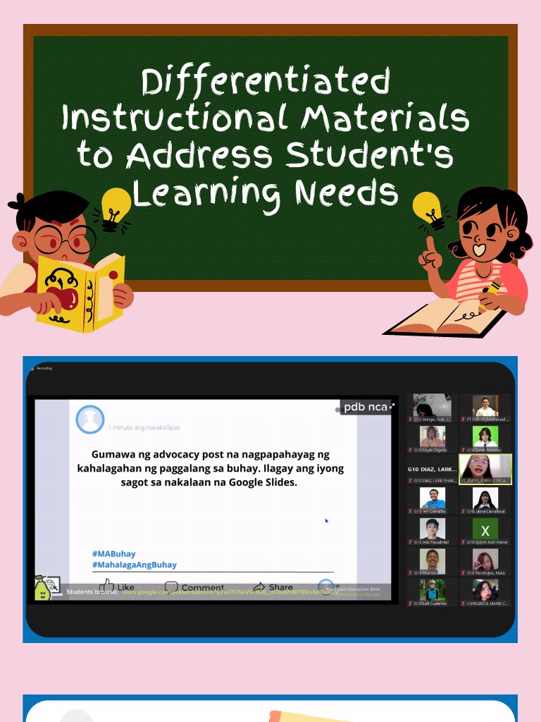 Learner Need 1 | PDF
