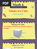 MATH6 - Q4 - Module 2 Finding The Volume of Cylinders Pyramids Cones and Spheres | PDF | Volume ...