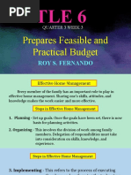 Assigment I - Module 6 Household Management | PDF | Housekeeping | Laundry