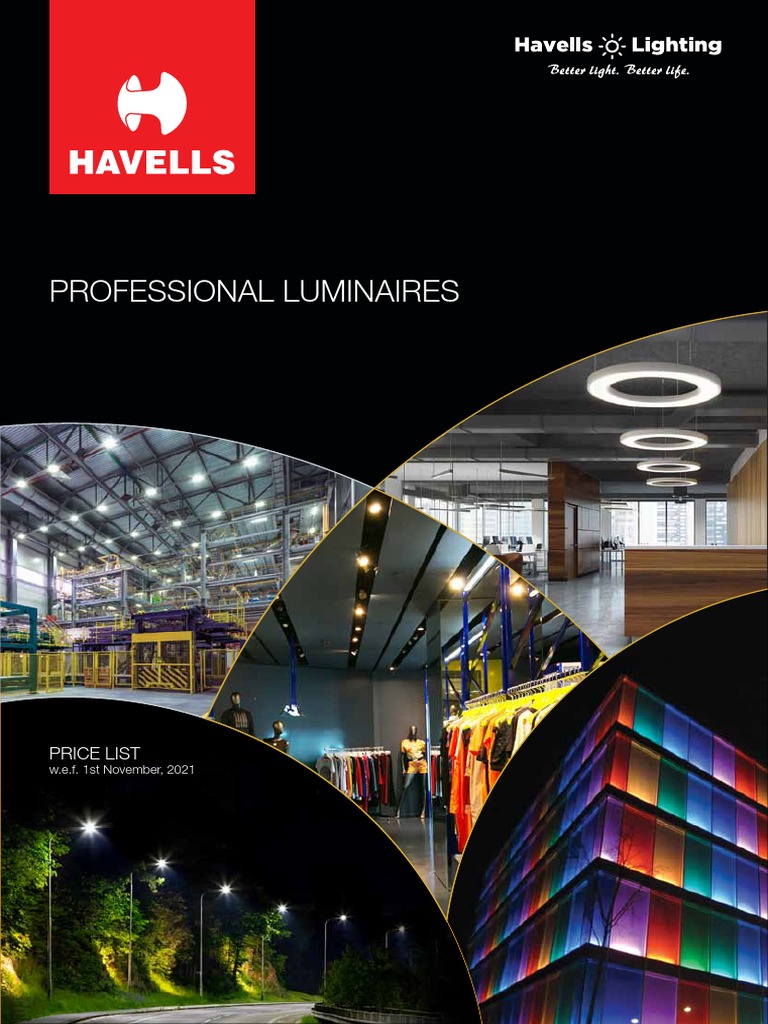Professional Luminaires: Price List | PDF | Lighting | Automation