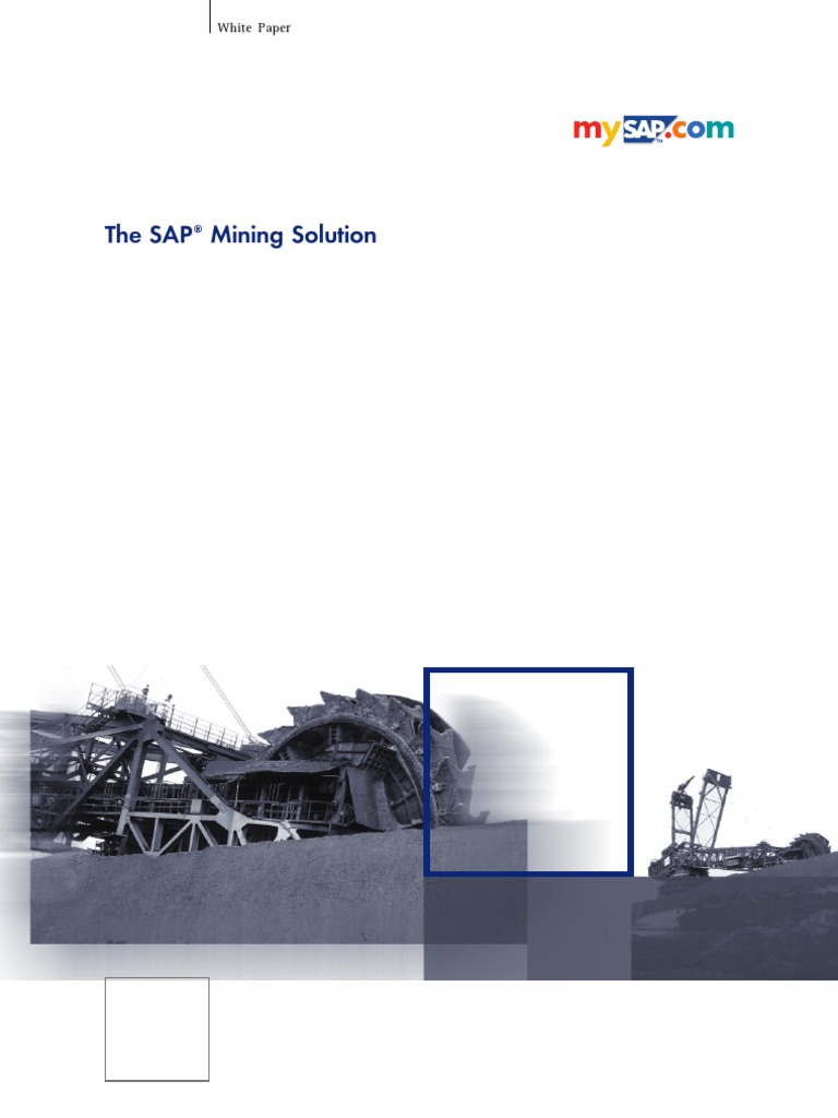 SAP Mining Solution | PDF | Sap Se | Mining