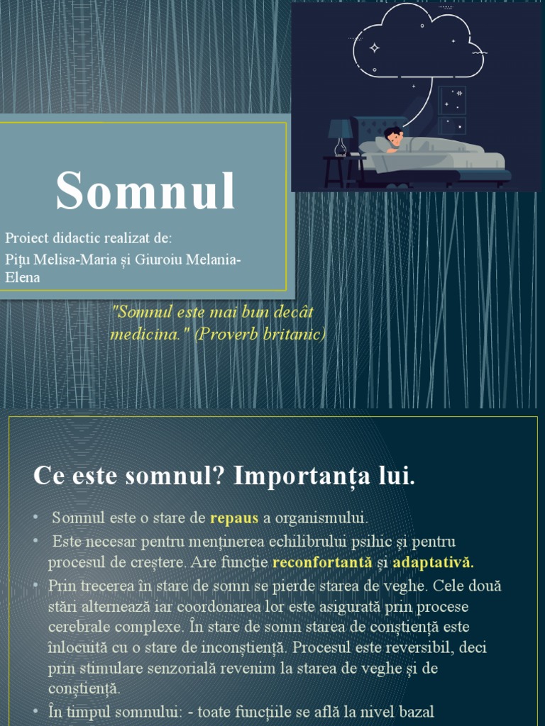 Somnul | PDF