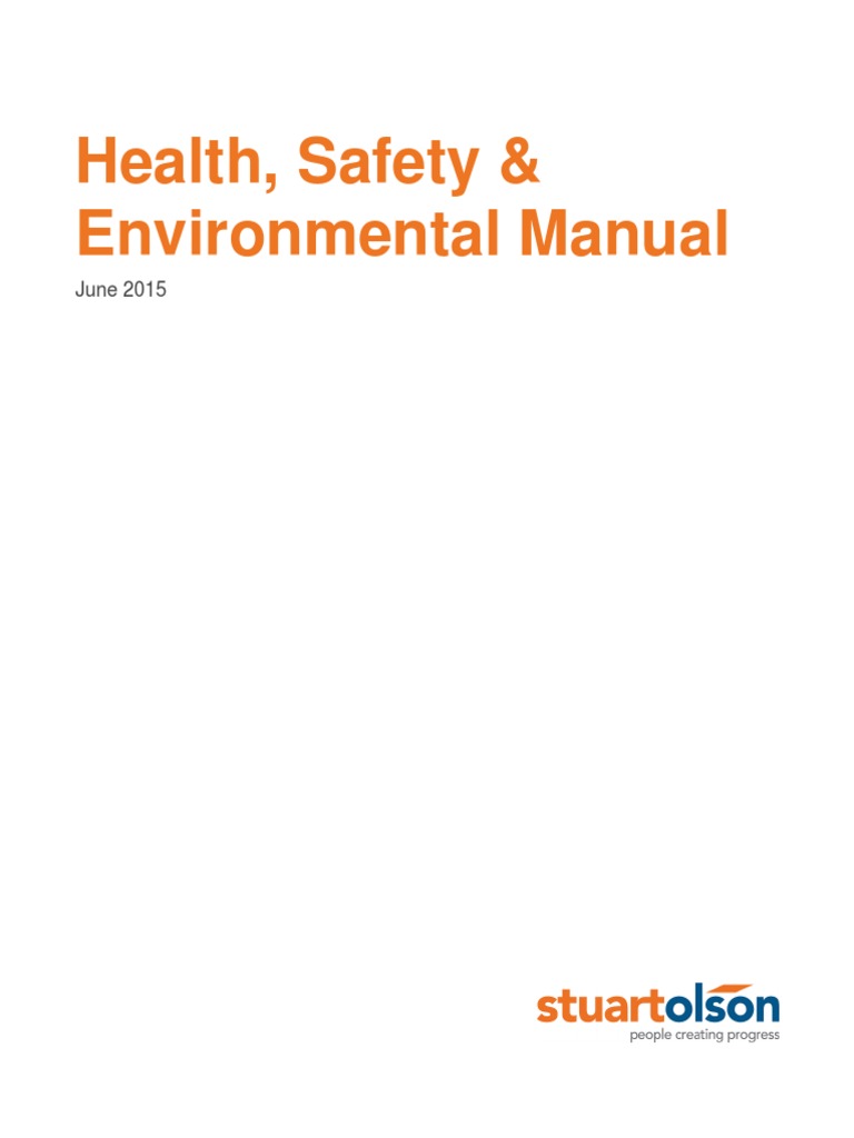 Health, Safety & Environmental Manual (PDFDrive) | PDF | First Aid ...
