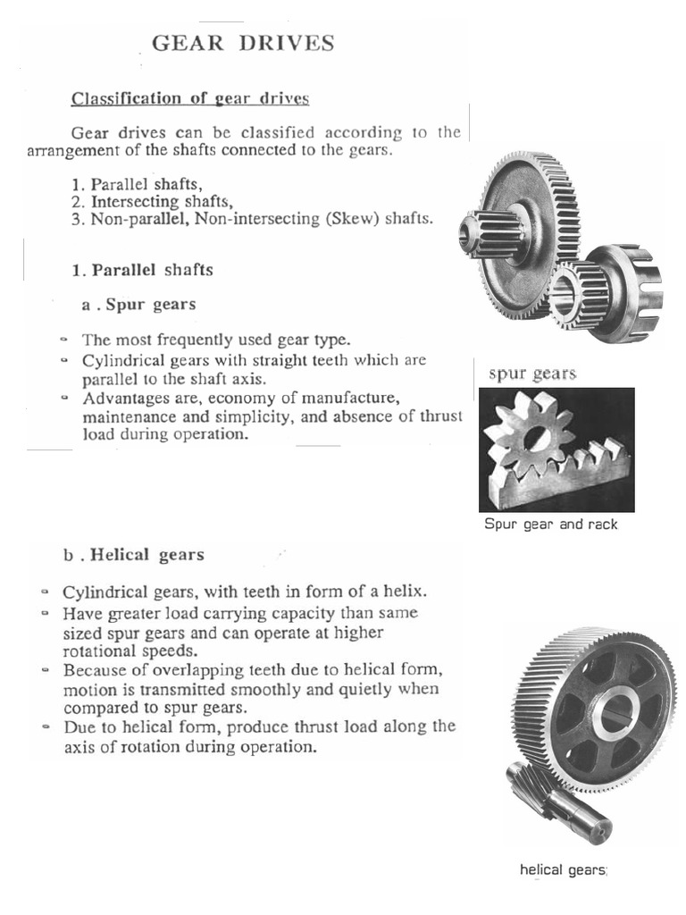 5 Gearing General | PDF | Gear | Machining