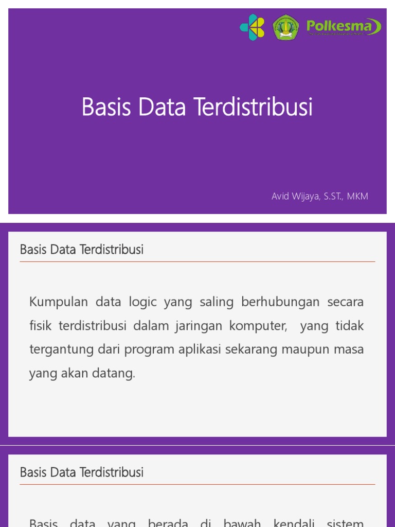 Database Terdistribusi | PDF | Komputer