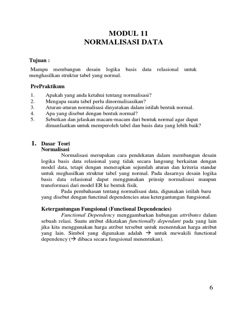 Normalisasi Data untuk Pemula | PDF | Metode & Bahan Ajar