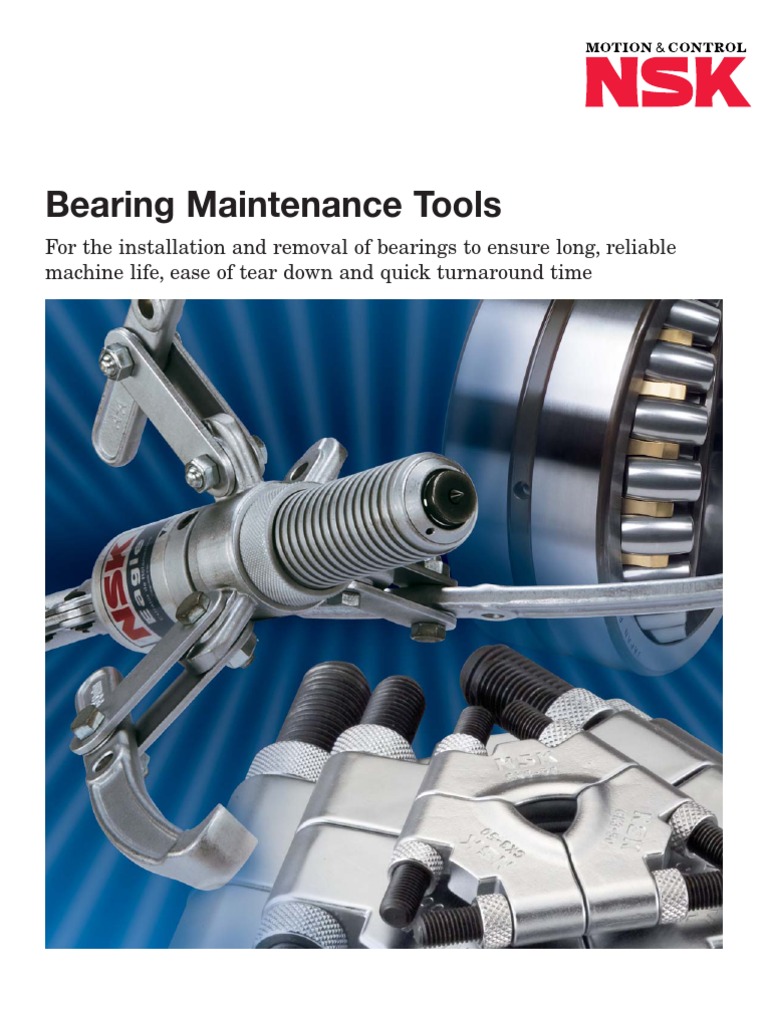 Bearing Maintenance Tools | PDF | Bearing (Mechanical) | Screw