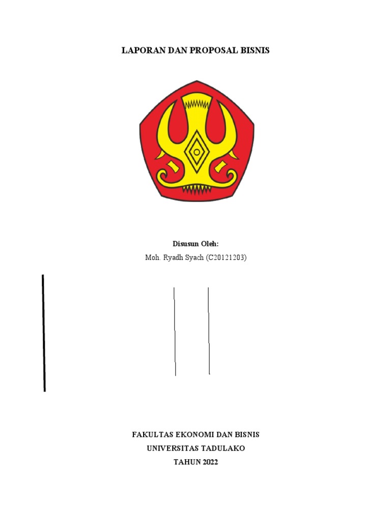 Laporan Dan Proposal C20121203 Moh. Ryadh Syach | PDF