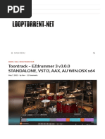 EZdrummer 3 Operation Manual | PDF | Installation (Computer Programs) | Drum Kit