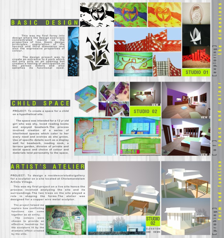 Architecture Internship Portfolio | PDF