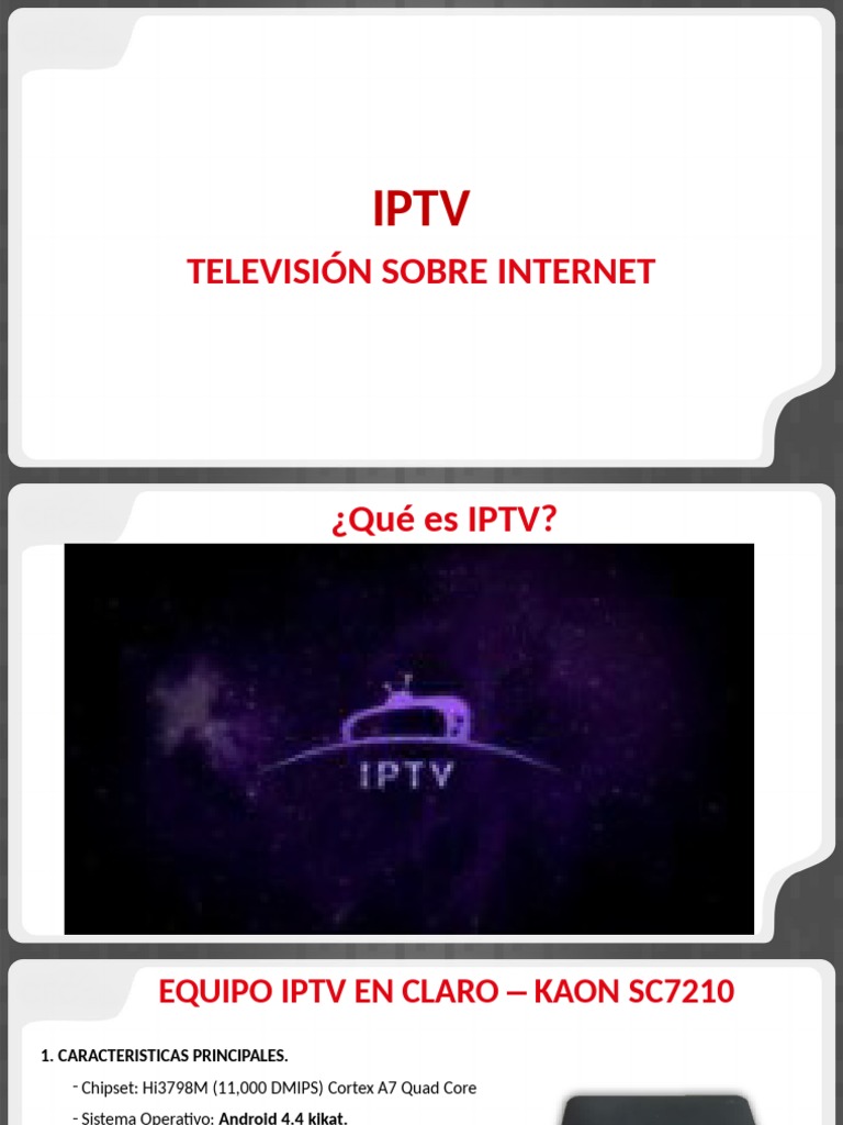Presentación Iptv | PDF | Hdmi | Control remoto