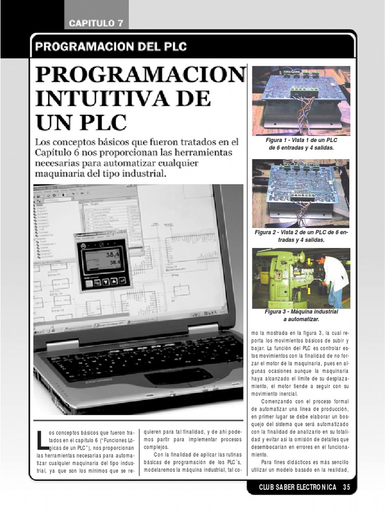 Capitulo 7 - Programacion Intuitiva de Un PLC | PDF | Controlador ...
