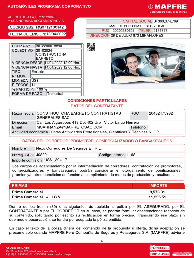 Seguro Vehicular | PDF | Póliza de seguros | Seguro