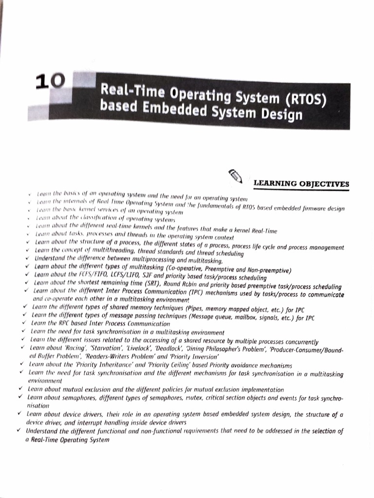 Rtos 1 | PDF | Kernel (Operating System) | Operating System