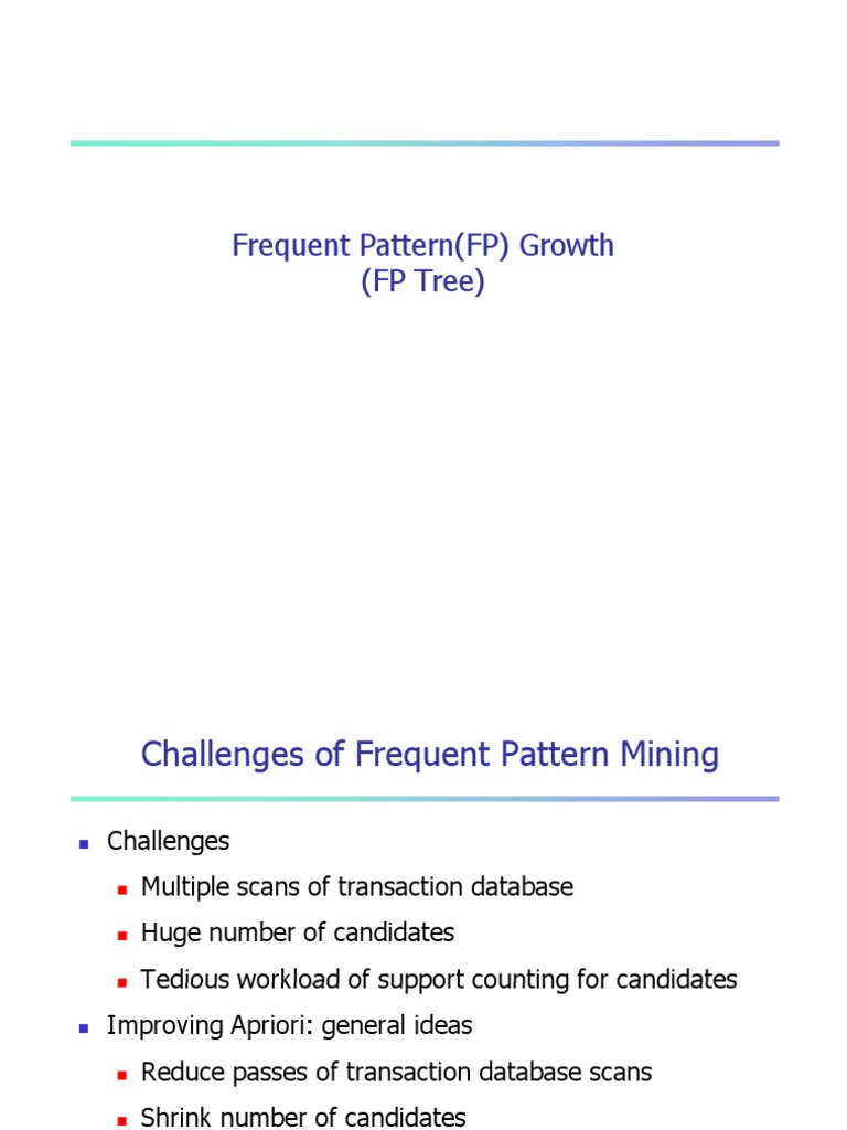 FP Growth (Tree) | Download Free PDF | Information Technology ...