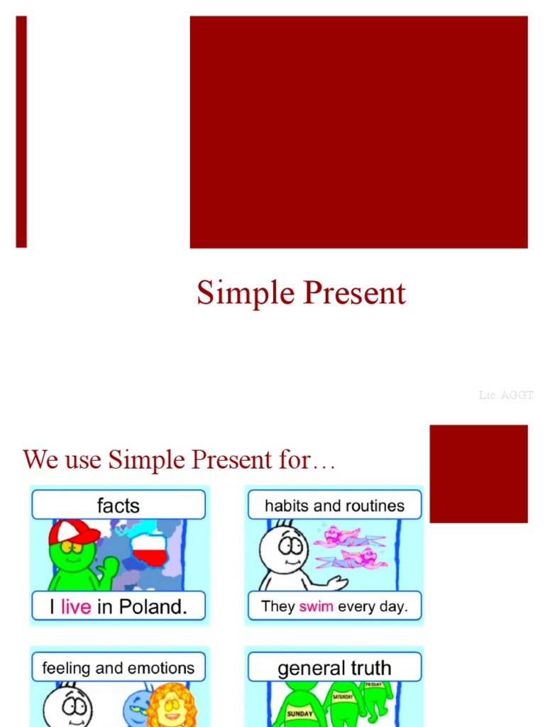 Simple Present Grammar Guide | PDF | Career & Growth