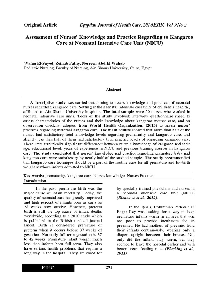 24 nesreen | PDF | Neonatal Intensive Care Unit | Preterm Birth
