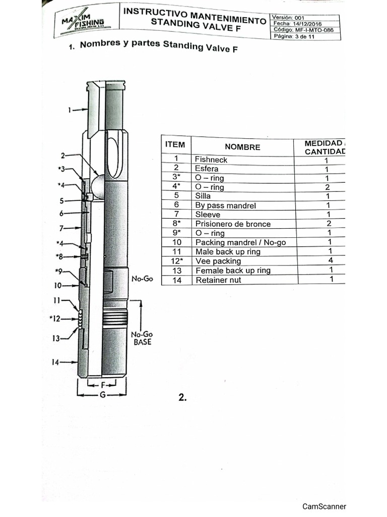 Standing Valve | PDF
