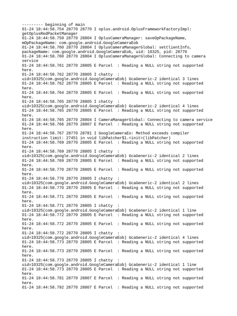 Logcat 1643021098690 | PDF | Computing | Digital Technology