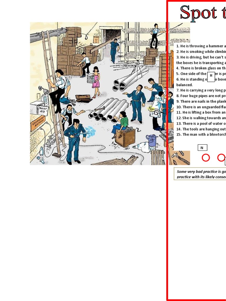 Spot The Hazard at Work | PDF