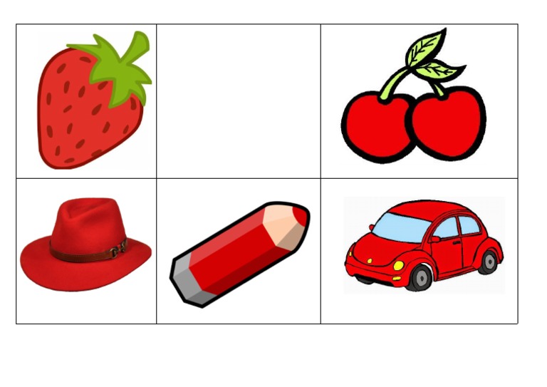 Objetos de Color Rojo | PDF