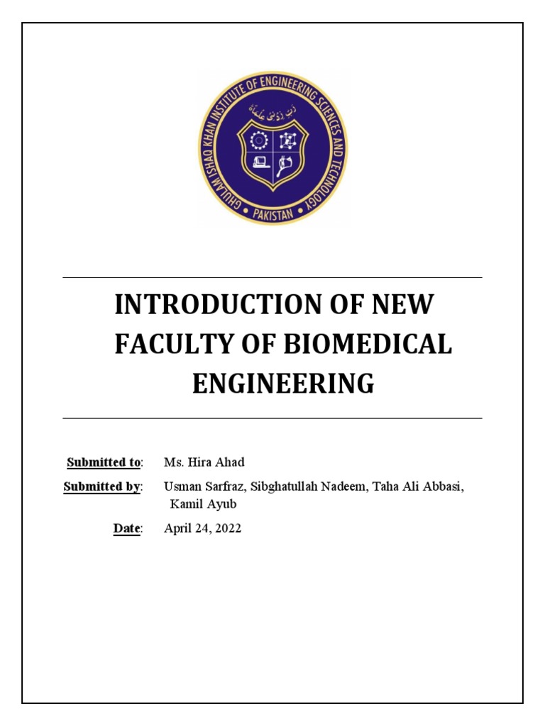 Biomedical Engineering Research Paper | PDF | Biomedical Engineering ...